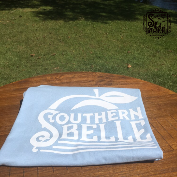 Powder Blue Southern Belle T-Shirt – Southern Bred Clothing Co.